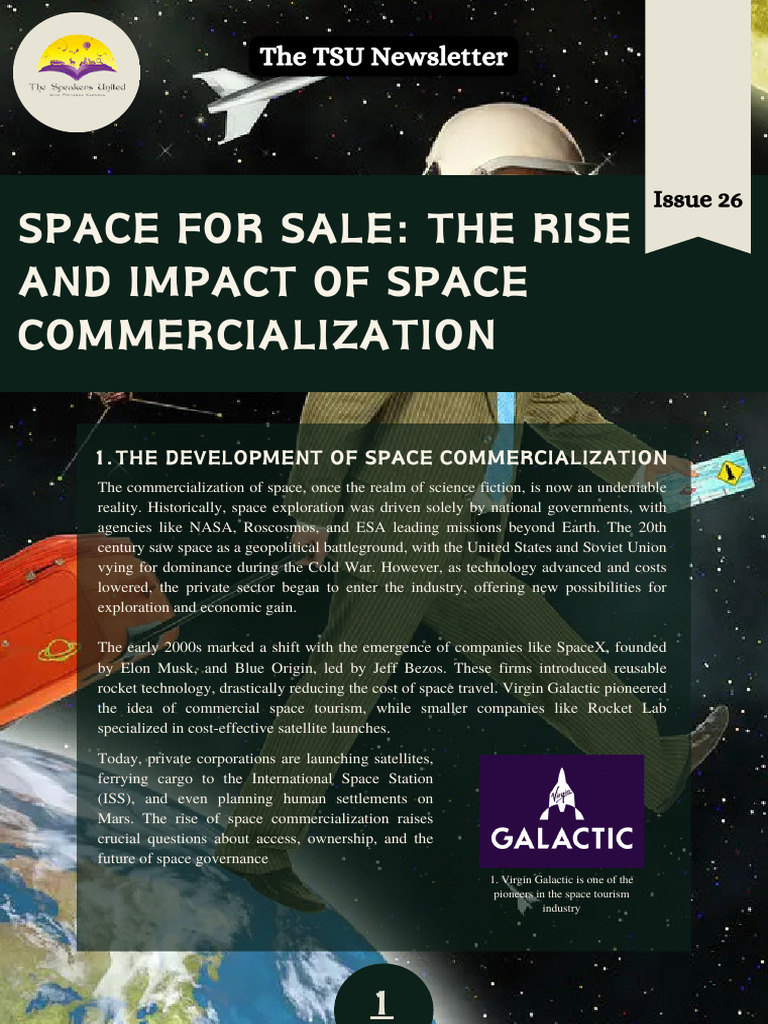 Space Commercialization | PDF | Spaceflight | Satellite