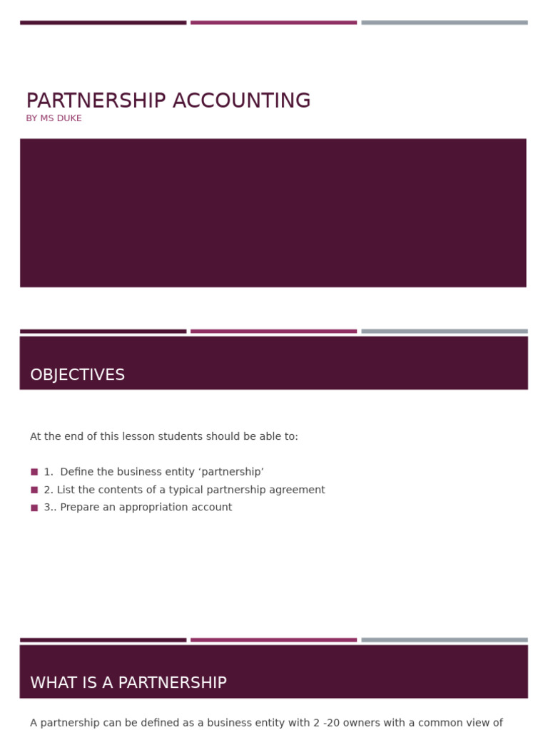 Understanding Partnership Accounting Basics | PDF