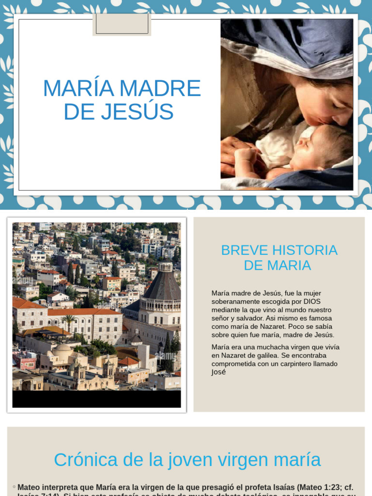 María, Madre de Jesús: Su Vida y Virtudes | PDF | María, madre de Jesús ...