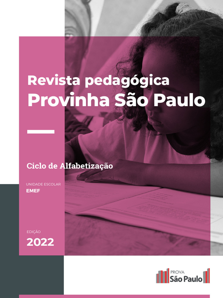 Prova SP Ciclo Alfabetizacao | PDF | Pedagogia | Aprendizado