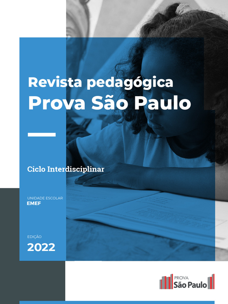 Prova Sp Inter | PDF | Interdisciplinaridade | Pedagogia