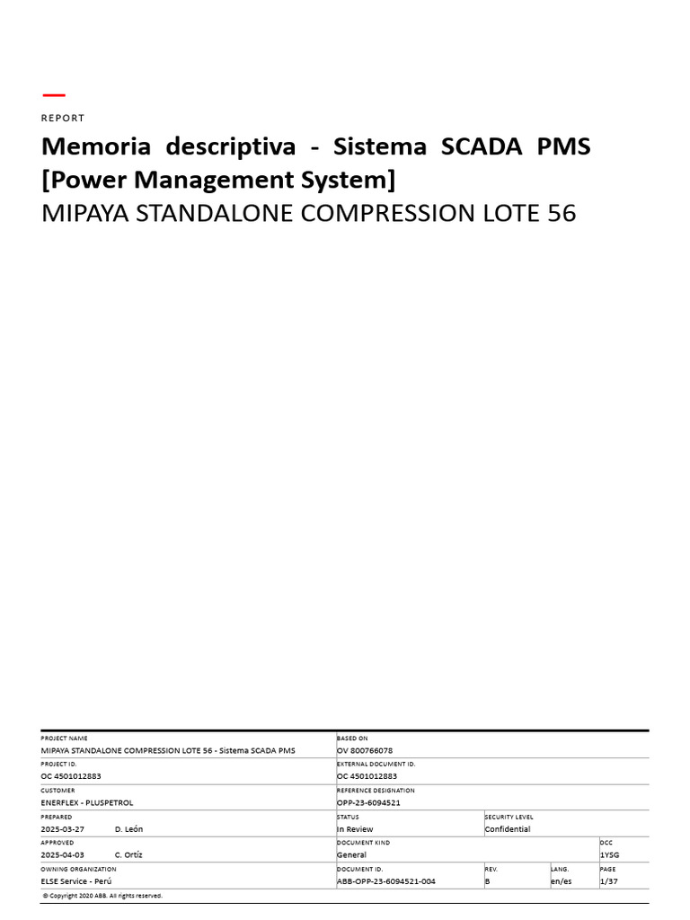 Abb-Opp-23-6094521-004 - Rev.b | PDF | Scada | Estándares informáticos