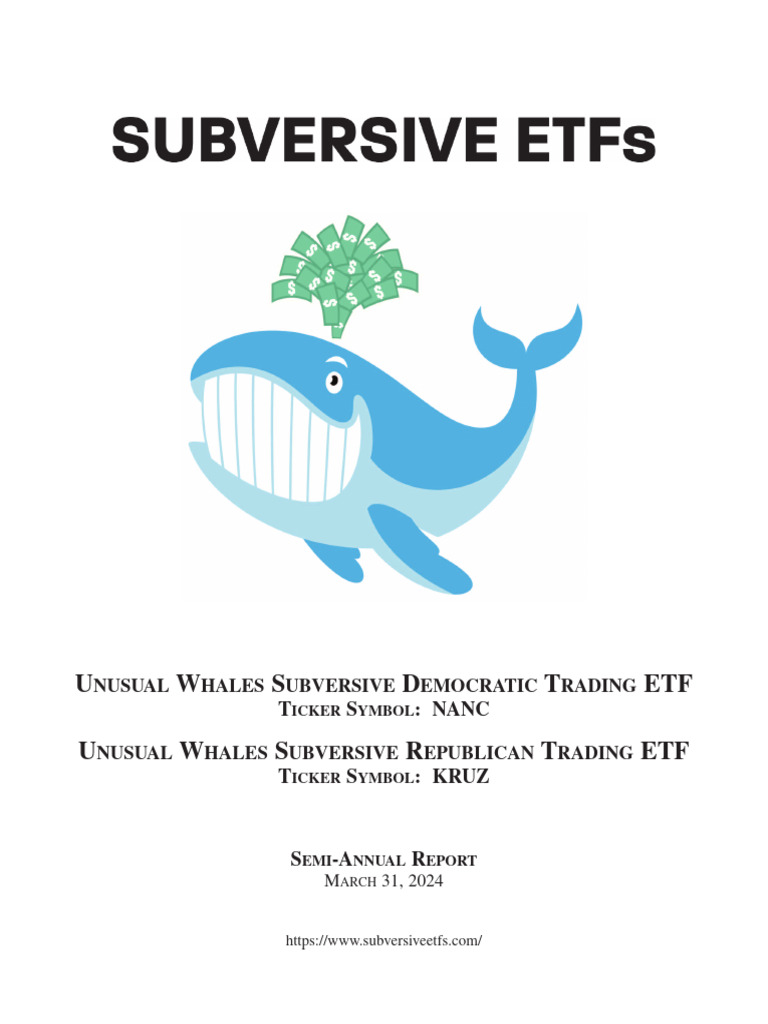 NANC Semiannual F | PDF | Exchange Traded Fund | Expense