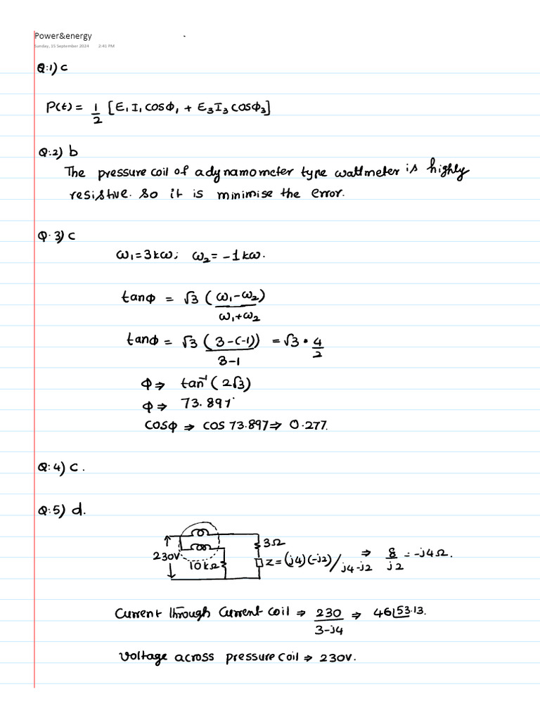 Power and Energy Overview | PDF