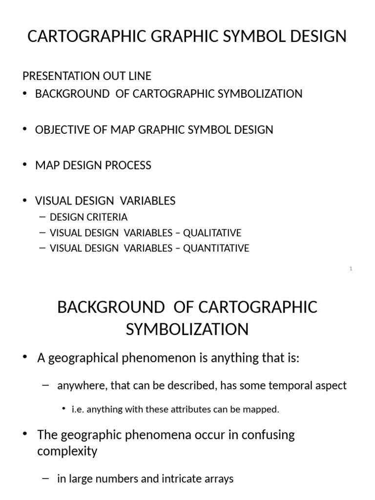 Visual Variables in Cartographic Design | PDF | Map | Color