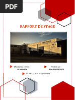 Rapport de Stage 1 | PDF | Usinage | Soudage