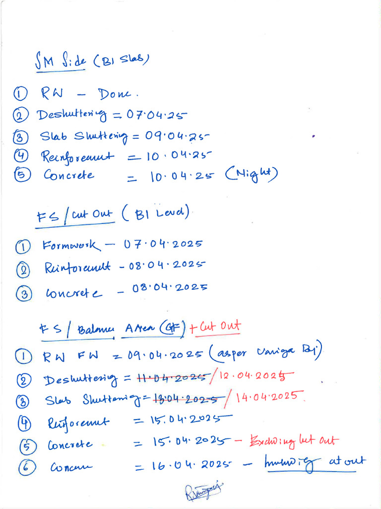 Construction Schedule Pdf