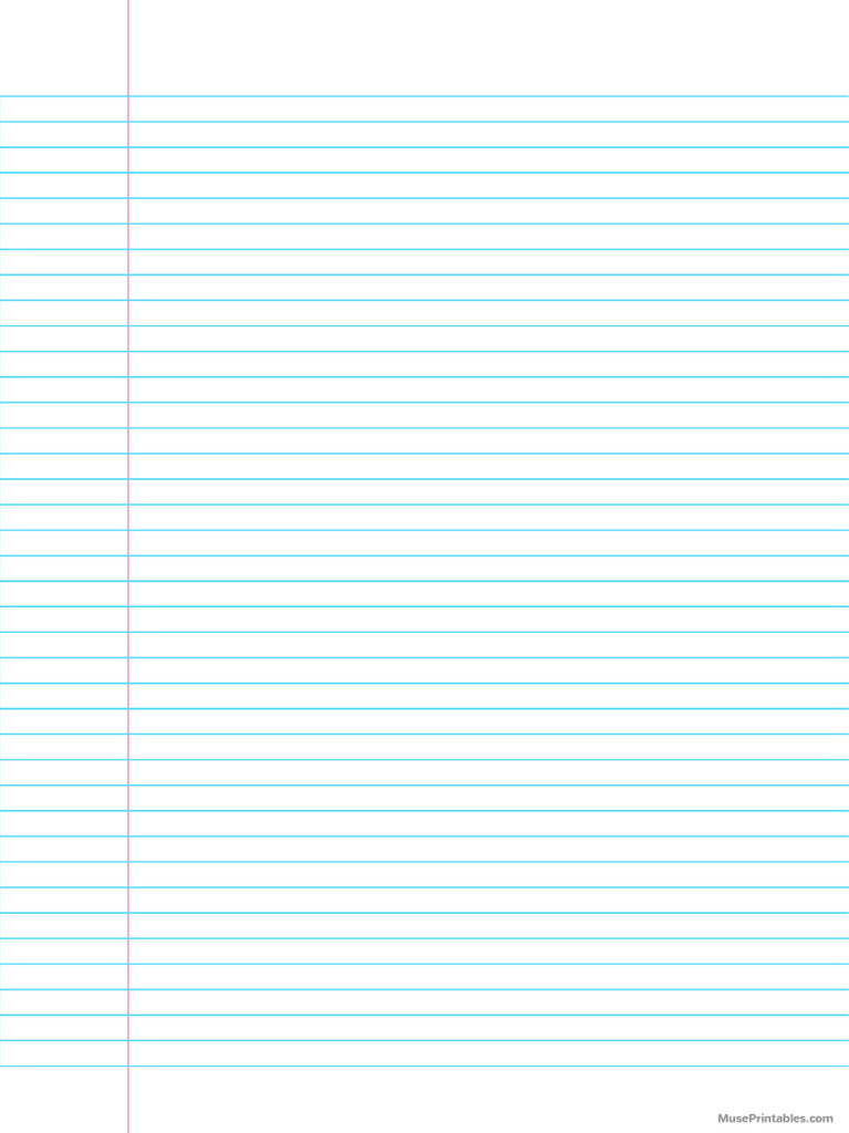 Narrow Ruled Notebook Paper A4 | PDF