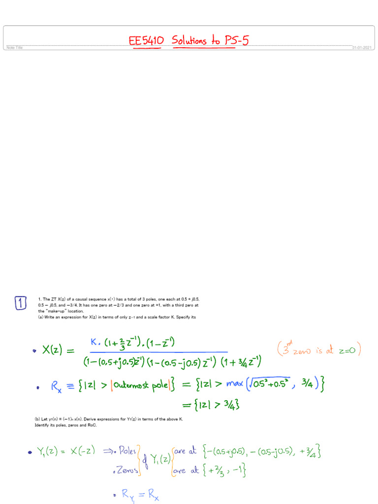 ProbSet5 Sol (1) | PDF