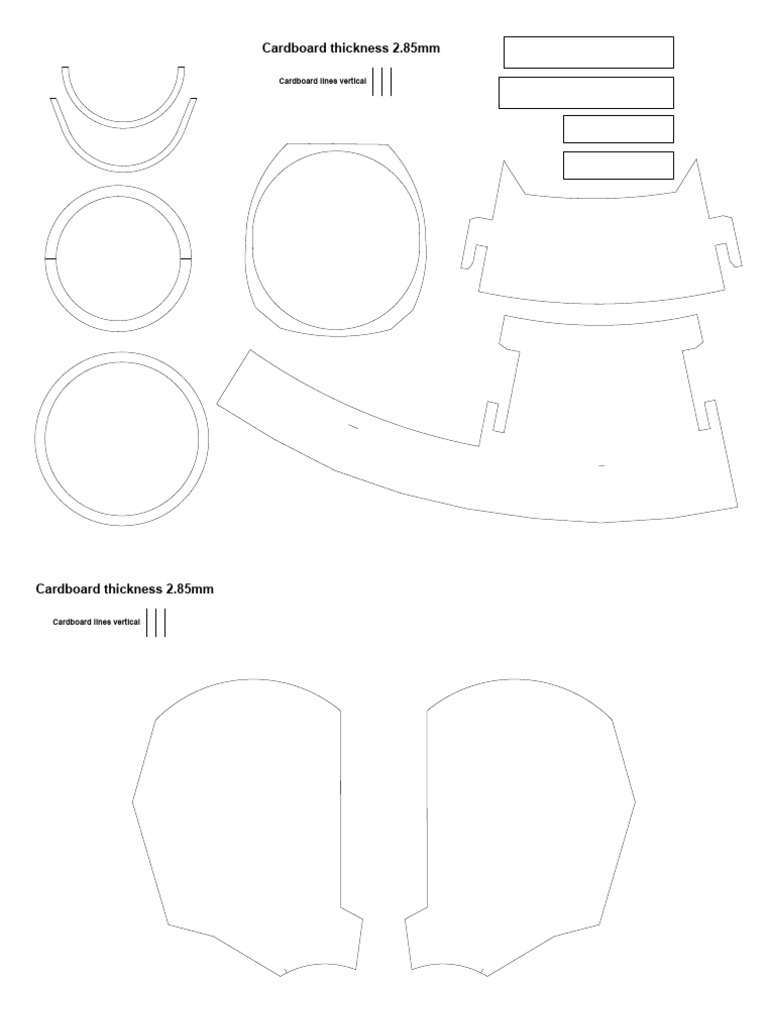 Template Left Arm A3 s1 Xj9517 | PDF