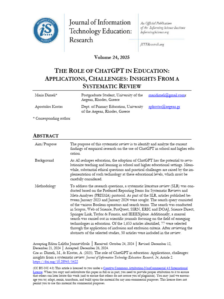 El Rol de ChatGPT en La Educación, Aplicaciones, Desafíos, Perspectivas ...