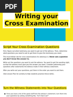 30 Cross Examination Questions With Explanations | PDF | Witness ...