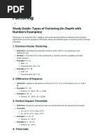 Factoring Polynomials and Cubes Guide | PDF