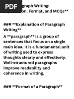 Descriptive Writing Class 9 | PDF | Home & Garden