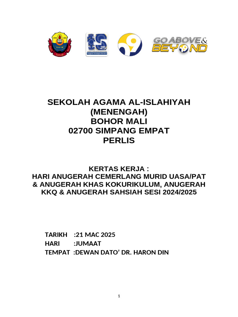 Kertas Kerja Hac 2025 | PDF