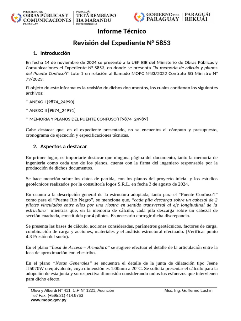 Revisión EXP #5853 | PDF