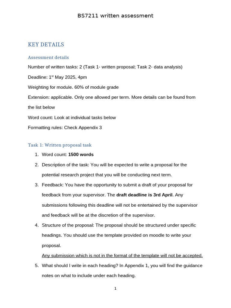BS7211 Written Assessment Rev | PDF | Systematic Review | Data Analysis