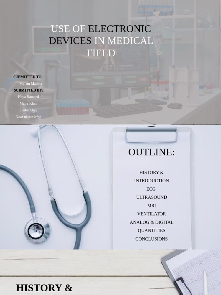 Electronic Devices in Healthcare | PDF | Magnetic Resonance Imaging ...