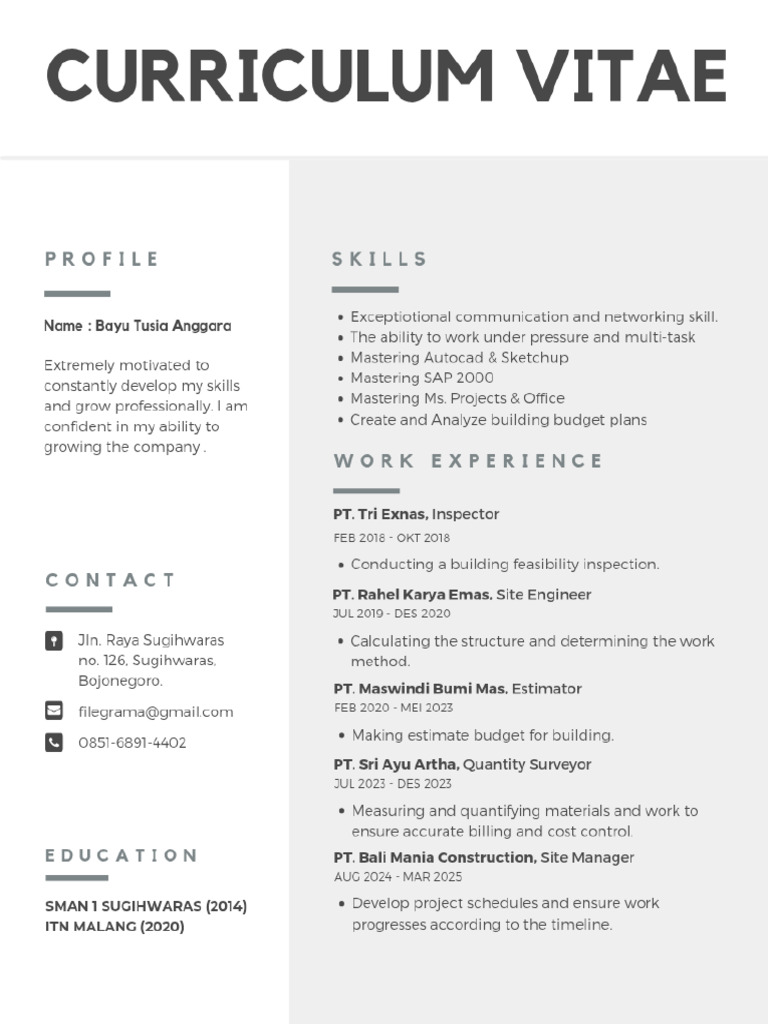 CV Up To Date | PDF