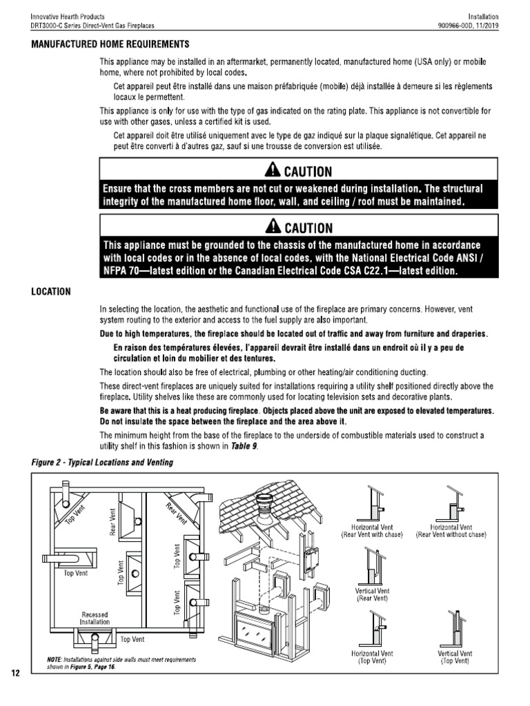 Superior Fireplace Install Instructions | PDF