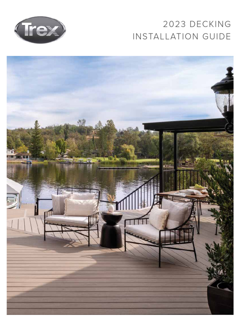 2023 Trex Decking Installation Guide | PDF | Concrete