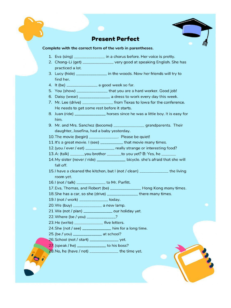 PH Nº30 - Present Perfect | PDF