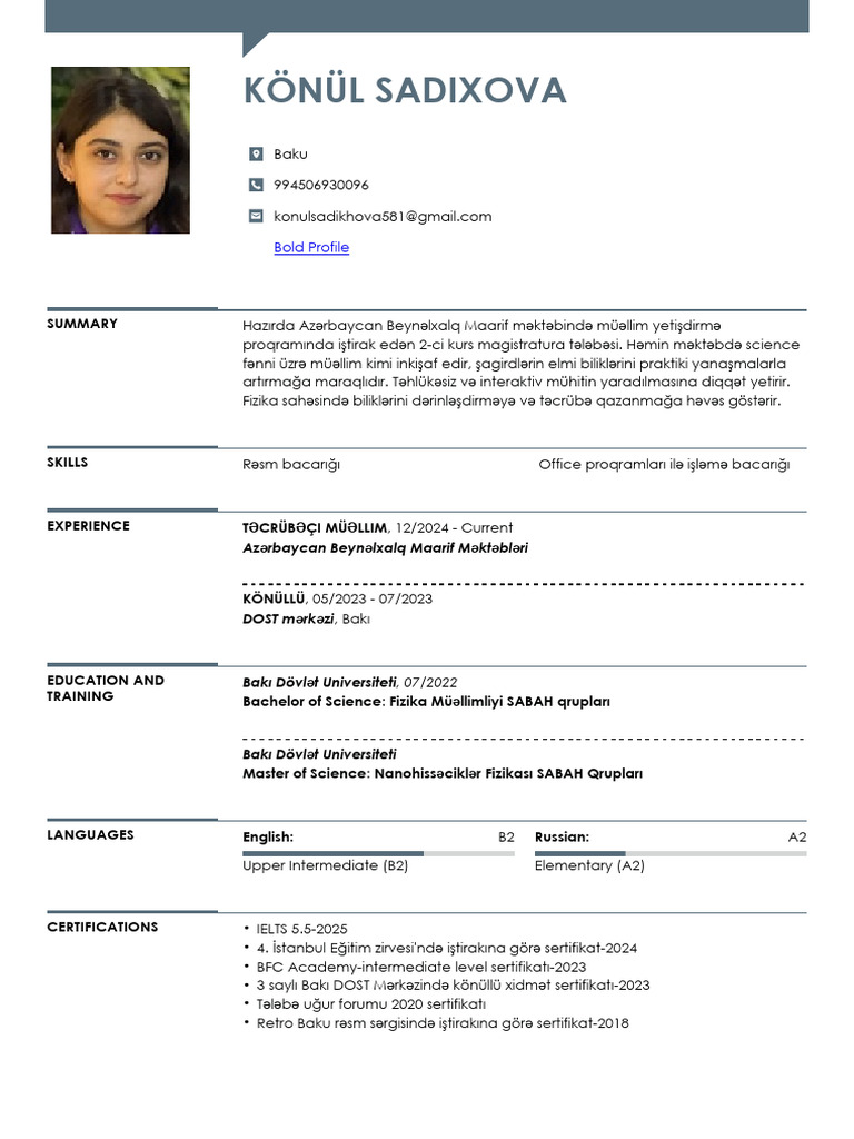 Resume 3 | PDF