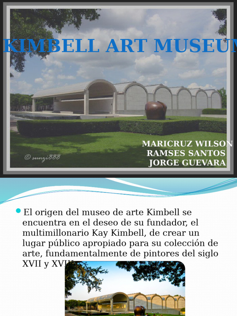 Diseño y Luz en el Museo Kimbell | PDF