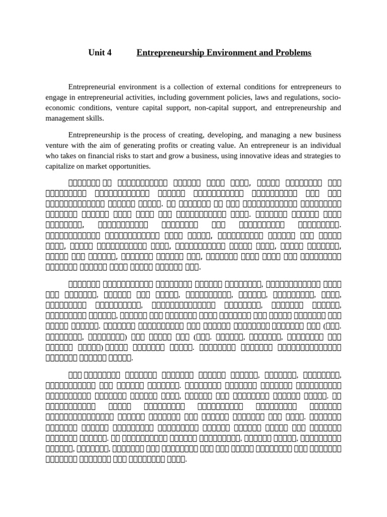 Entrp. Comp. Unit 4-1 | PDF