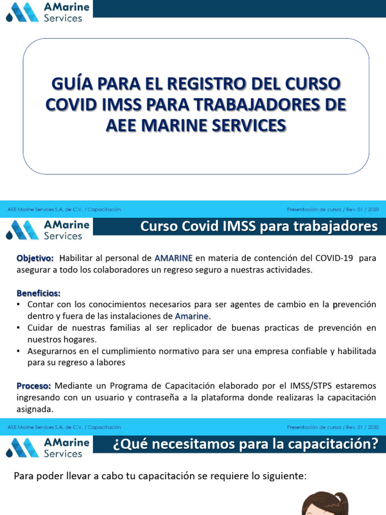 GUIA COVID IMSS AMARIN Rev3 | PDF | Contraseña | Informática