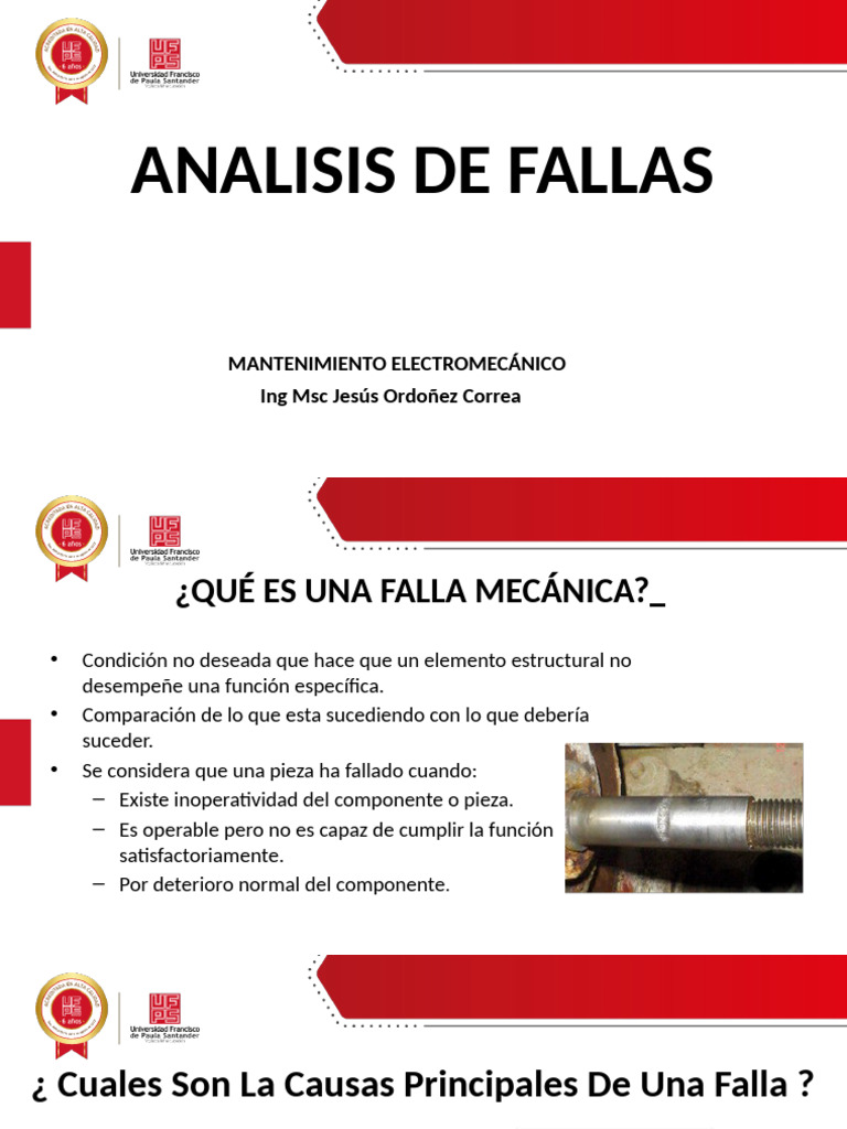 Analisis de Fallas | PDF | Ingeniería de confiabilidad