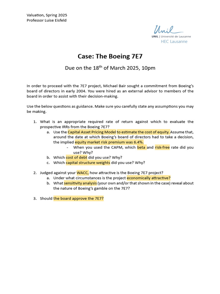 02 Boeing Case Questions | PDF