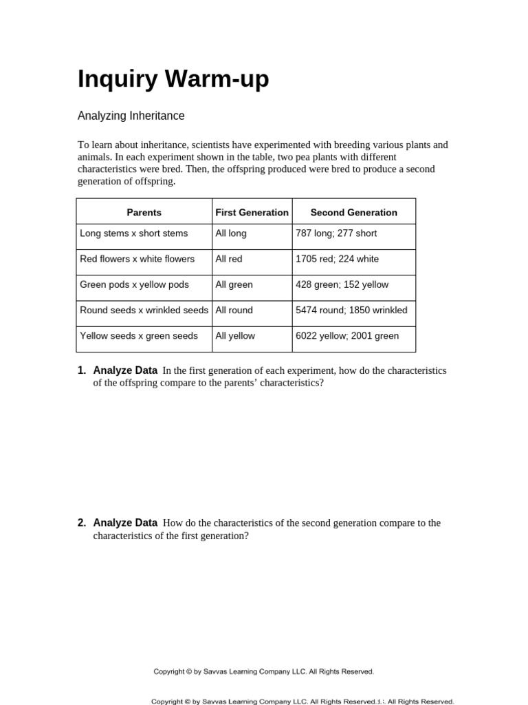 BIO_CH12_L01_Warmup_Lab | PDF