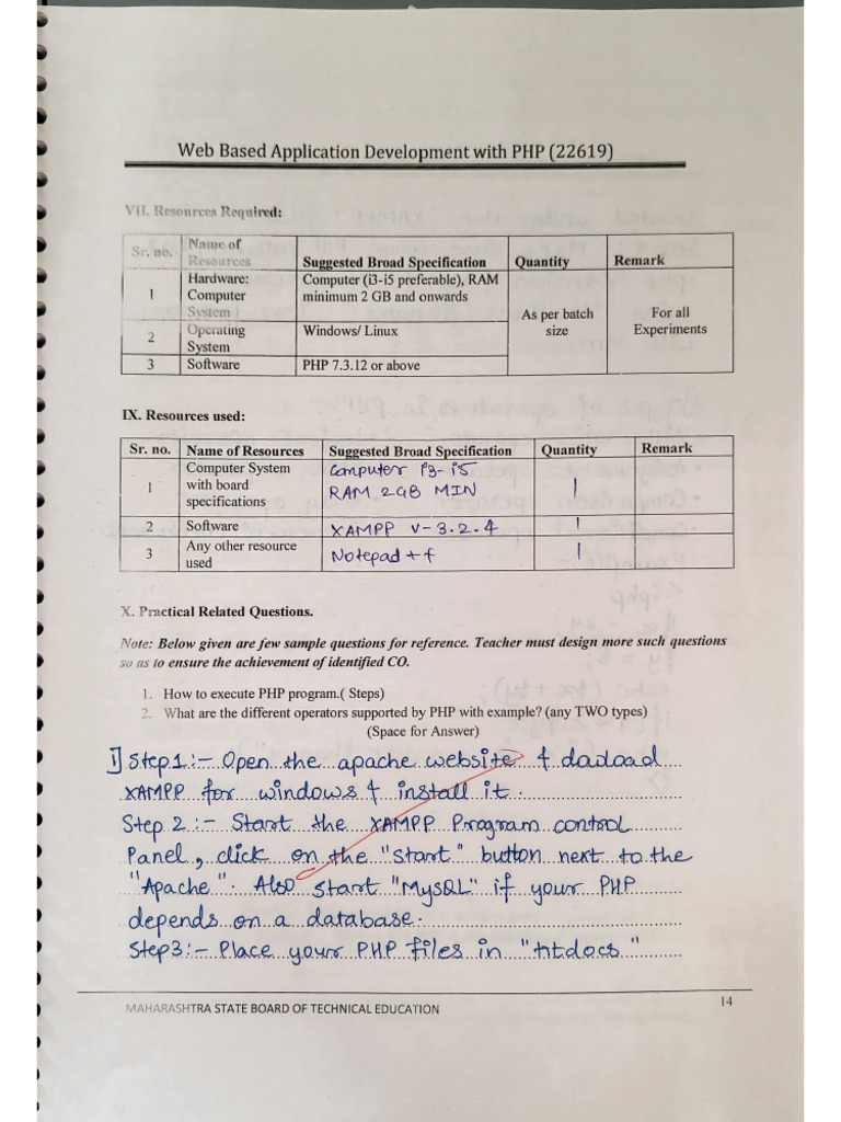 WBP All Practicals | PDF