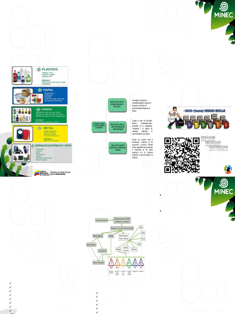 TRIPTICO APROVECHAMEINTO QR | PDF | Residuos | Reciclaje