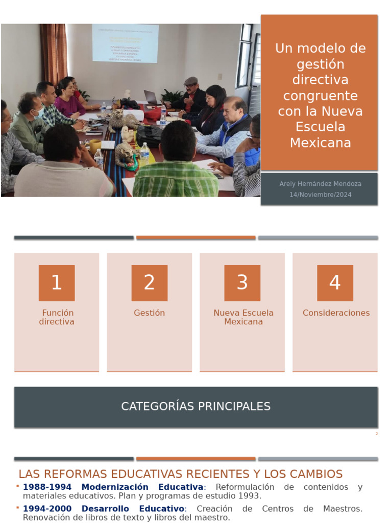 Un Modelo de Gestión Directiva Congruente Con La | PDF | Plan de ...