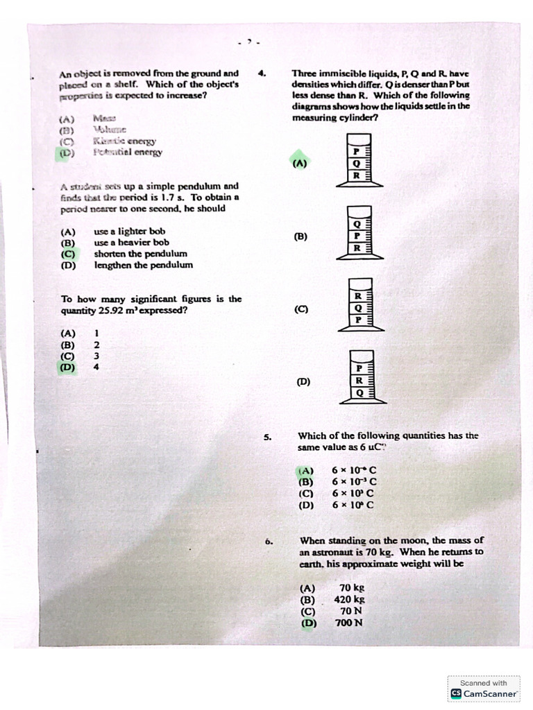 Physics Paper 1 Jan 2024 | PDF