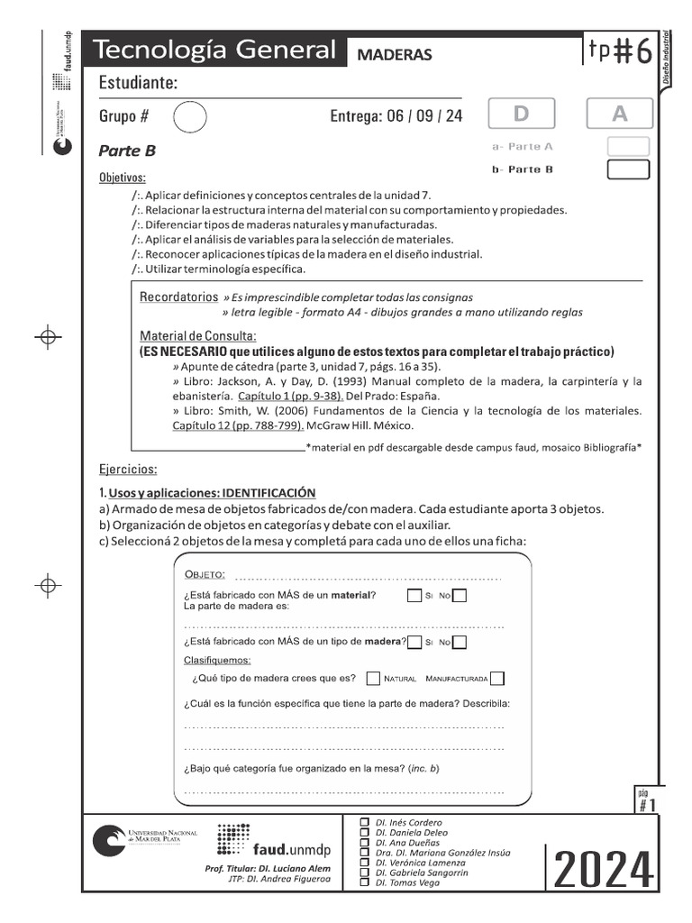 TP6b 2024 Maderas | PDF