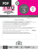 Imo Sample Paper Class-3 2025-26 | PDF | Geometry | Mathematics