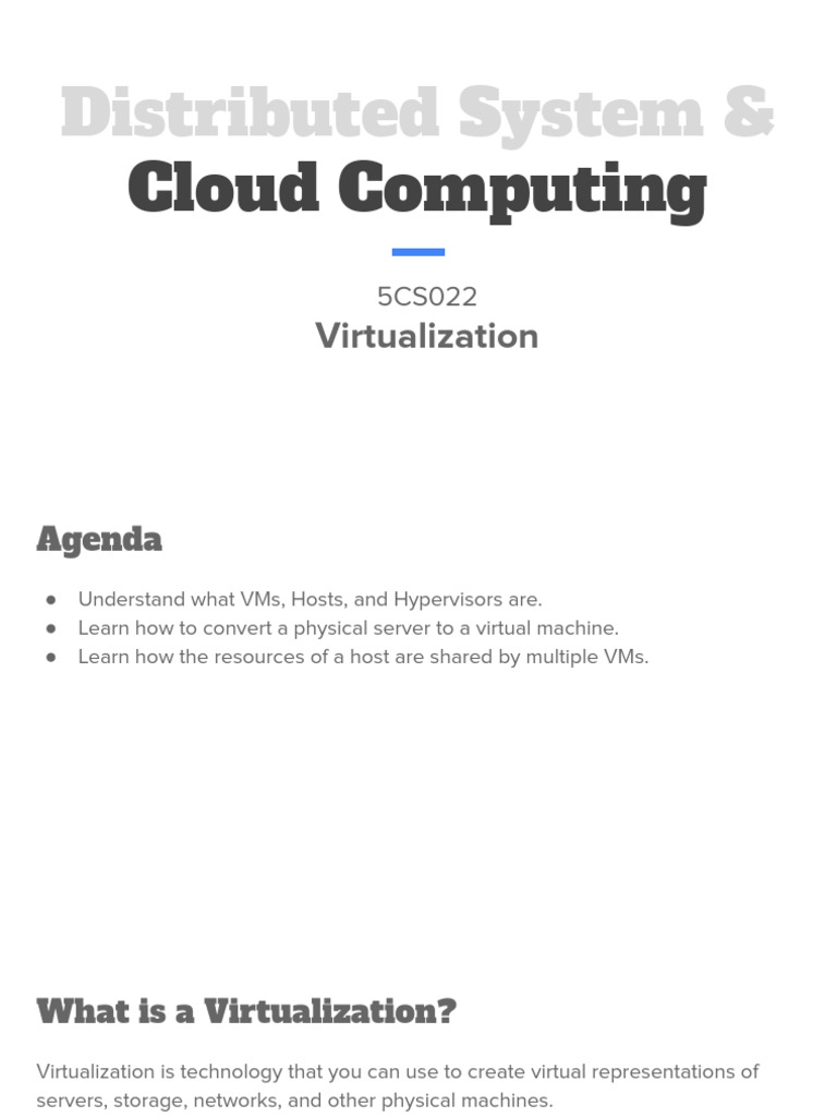 5CS022 Lecture | PDF