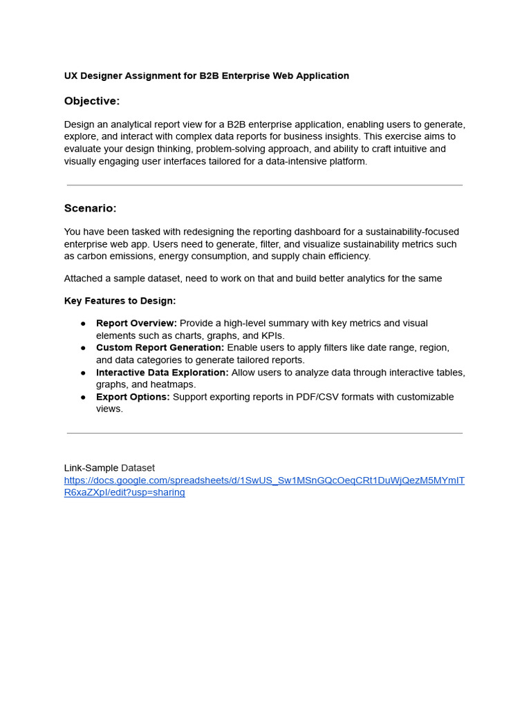 UX Assignment - GreenStitch | PDF