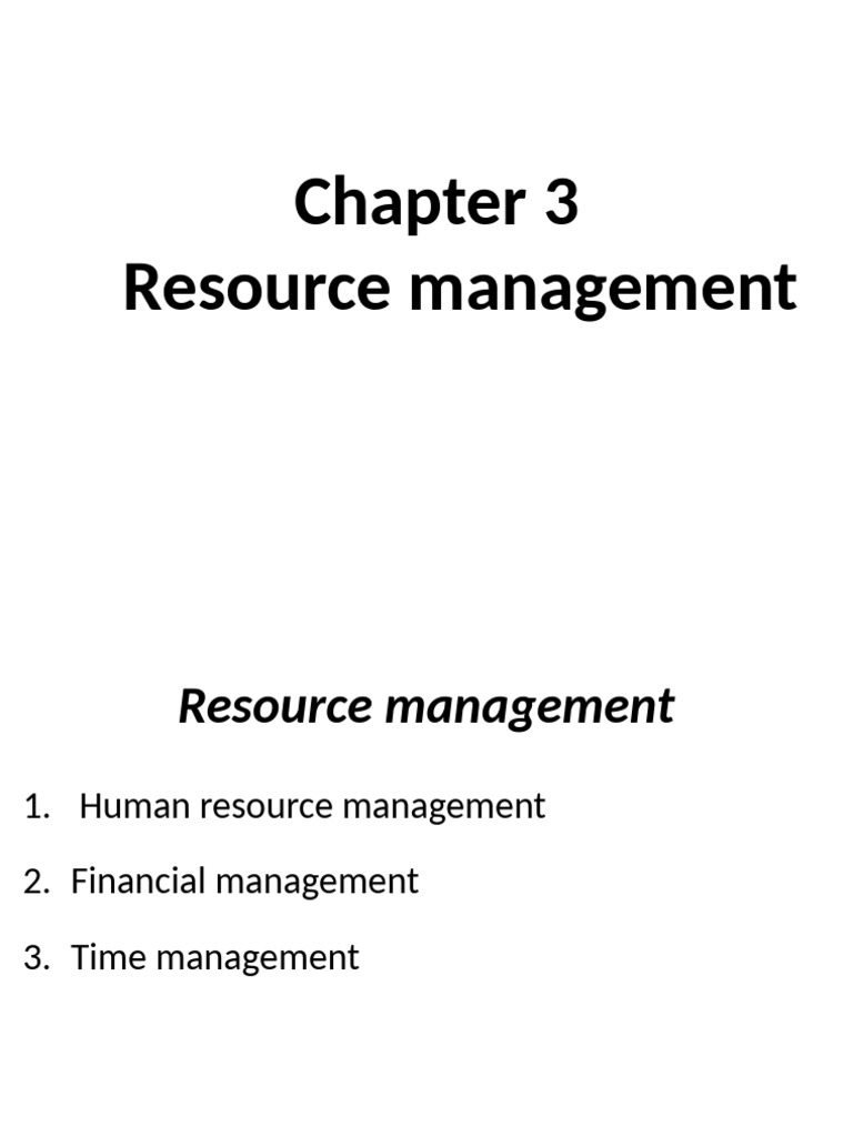 Chapter 3 Resource Mgt (2) | PDF | Disciplines | Performance Appraisal