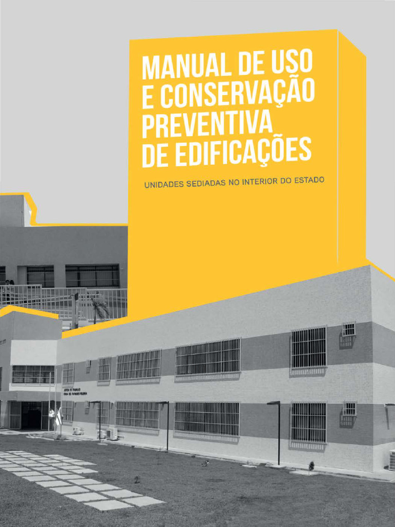 2017_TRT5_manual_de_uso_e_conservacao_edificacoes | PDF | Rede elétrica | Águas residuais