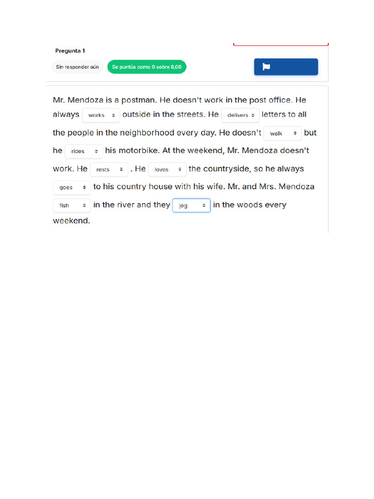 Actividad 27 - Ejercicios. Simple Present Tense. | PDF