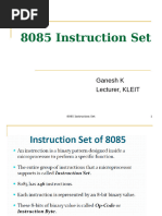 8085 Instruction Set | PDF