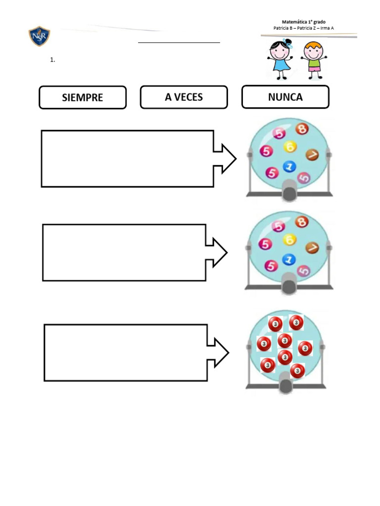 A.saldrá 5 - : Siempre A Veces Nunca | PDF