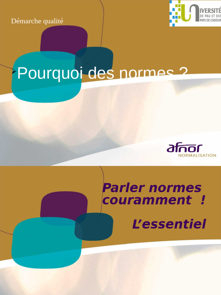 Partie 3 Les Normes | PDF | Organisation internationale de normalisation | Sécurité
