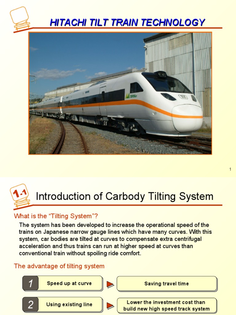 Hitachi 簡報 | PDF | Train | High Speed Rail