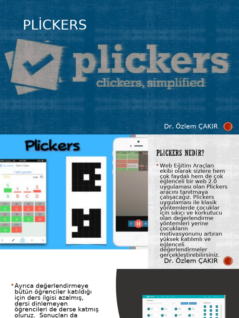 5.hafta (Plickers) +++++++ | PDF