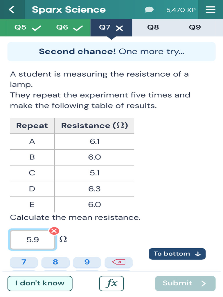 Mean Resistance Calculation in Physics Lab | PDF